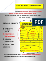 Hazardous Waste Management Plan | PDF | Laboratories | Hazardous Waste