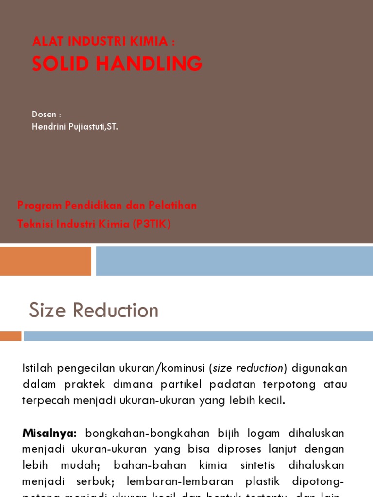 Solid Handling | PDF