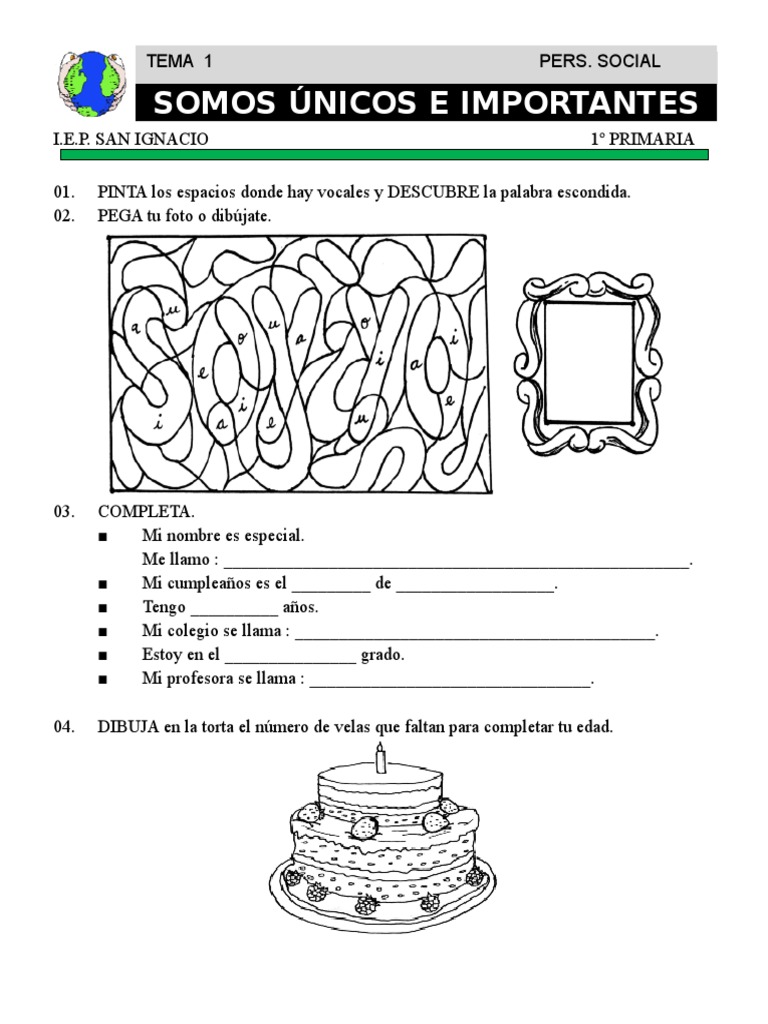Somos Unicos e Importantes | Américas | Salón de clases