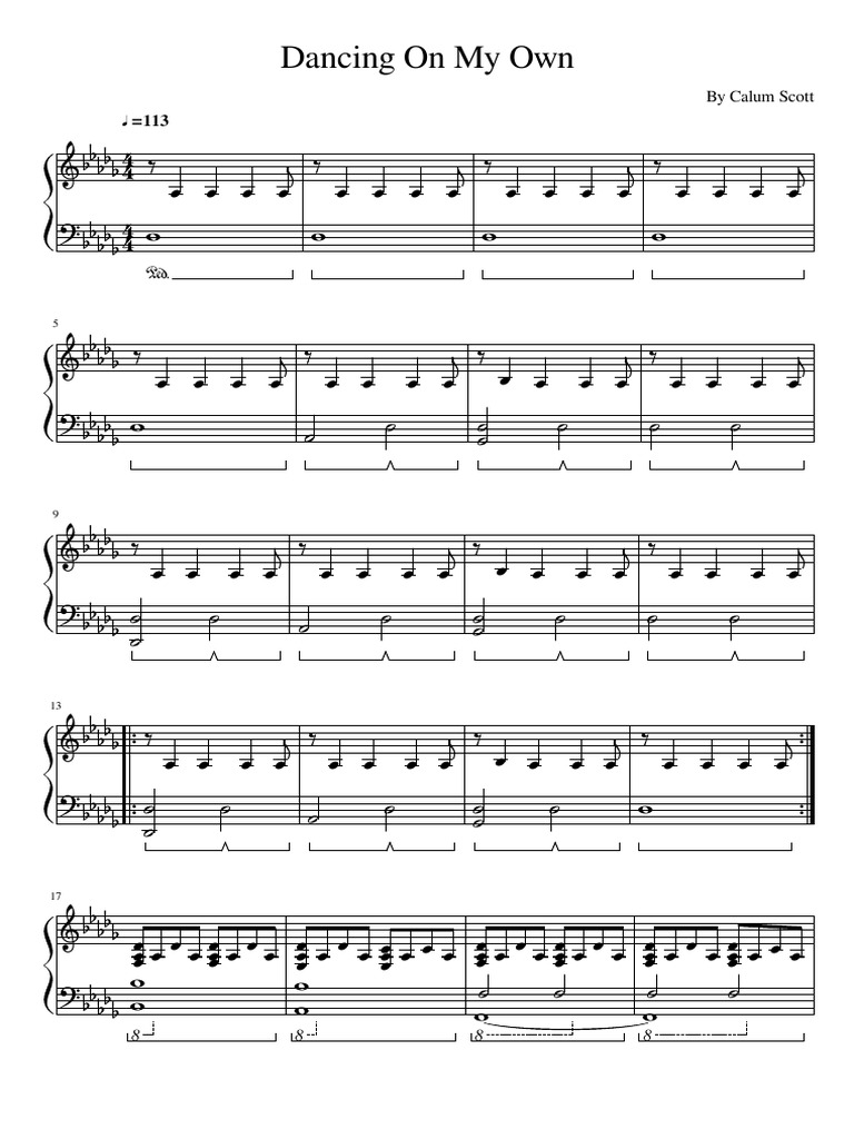 Dancing On My Own | PDF