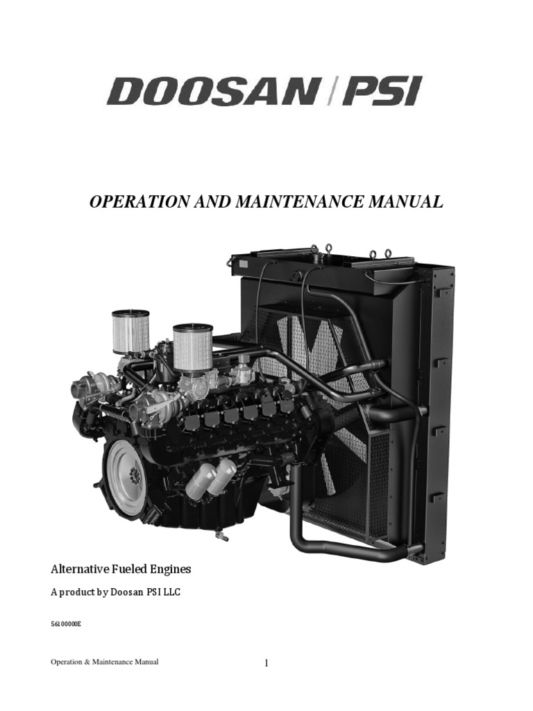 Doosan PSI Engine Operation Manual | PDF | Internal Combustion Engine ...
