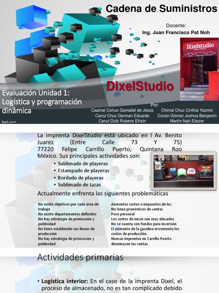 Evaluación Unidad 1 Logística y Programación Dinámica | PDF | Logística ... Evaluación Unidad 1 Logística y Programación Dinámica | PDF | Logística ...