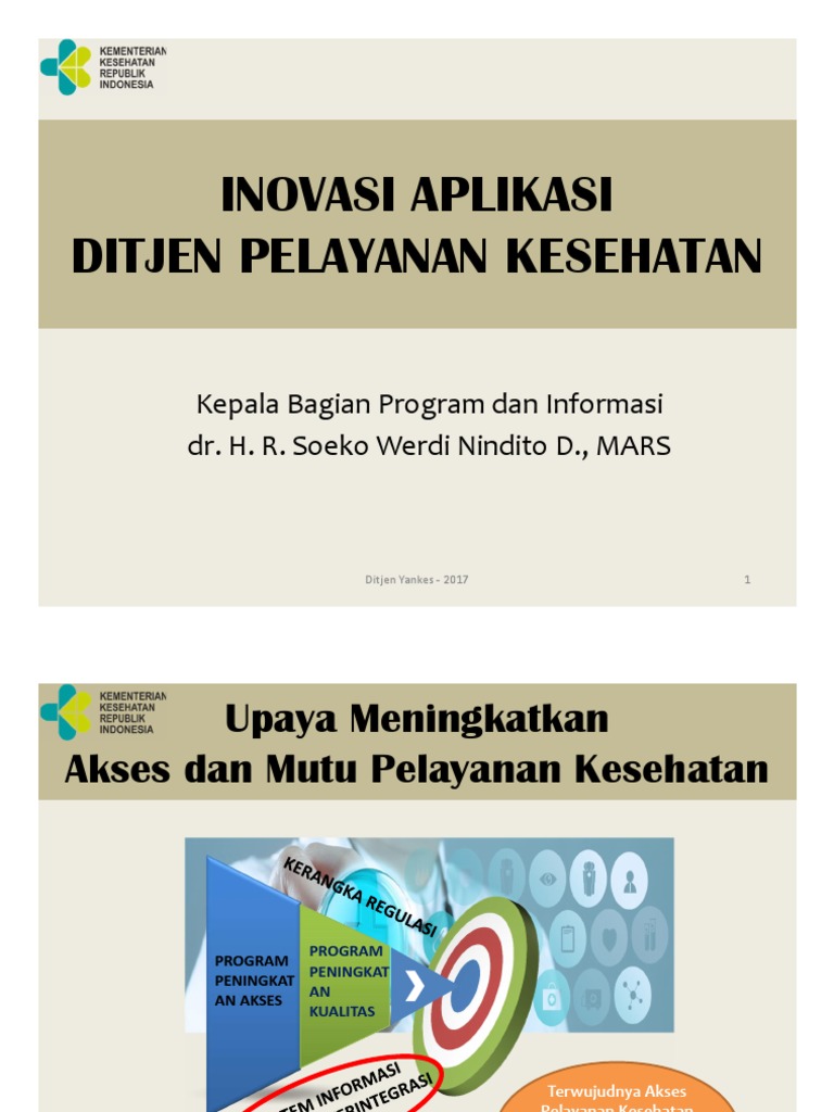 Inovasi Aplikasi Pelayanan Kesehatan | PDF
