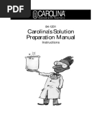 Standard Solution Preparation Lab Guide | PDF | Solution | Concentration