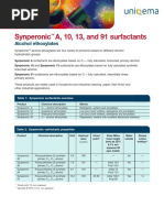 Huntsman Teric | PDF | Chemistry | Chemicals