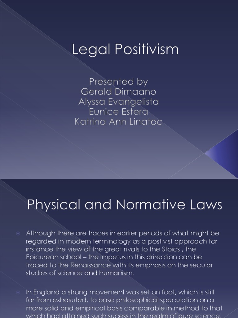Legal Positivism | PDF | Positivism | David Hume