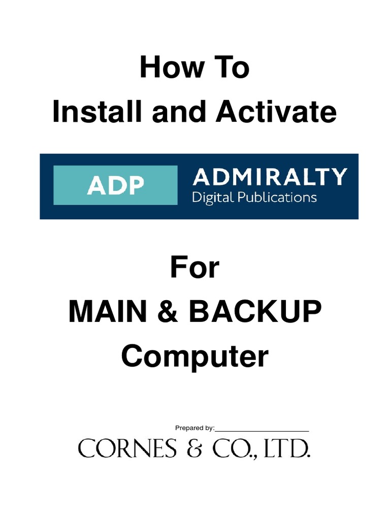 How To Install and Activate Adp License Key | PDF | Operating System Families | Computing Platforms