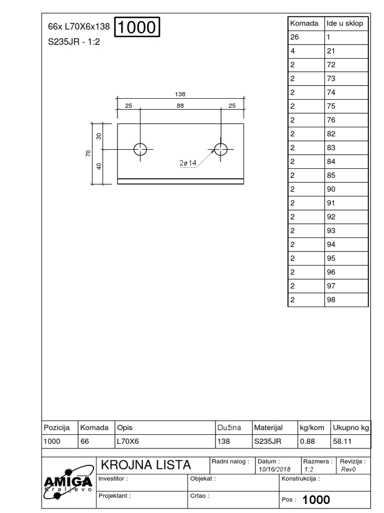 Neki Tehnicki Crtezi PDF | PDF