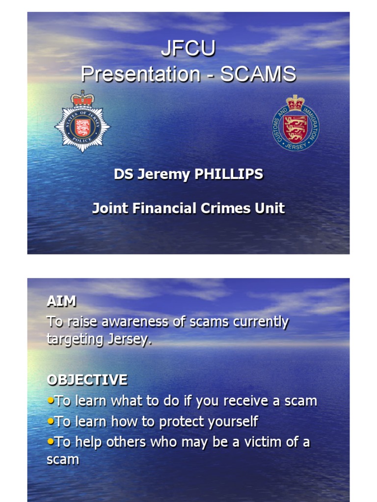 SCAM Presentation 010216.Ppt Read Only | PDF | Cybercrime | Cyberspace