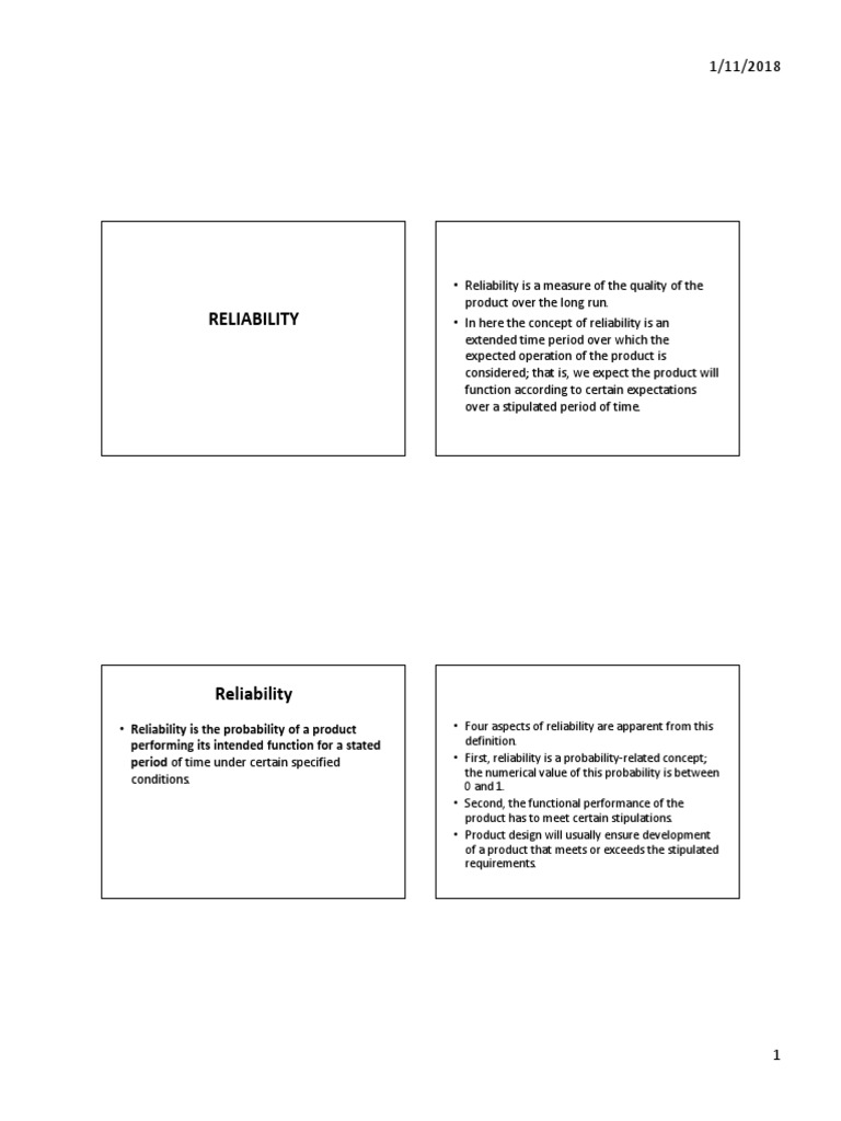 Reliability Modeling and Analysis | PDF | Reliability Engineering ...