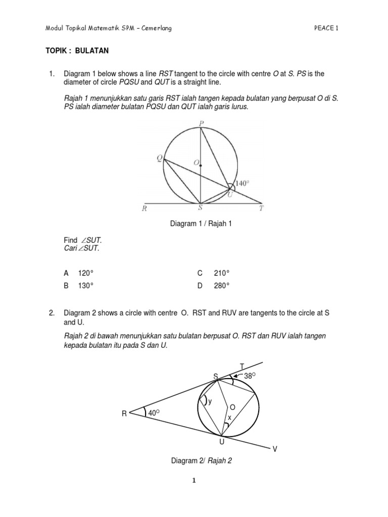 A - Bulatan k1 | PDF