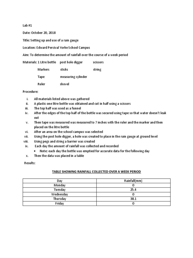 Agriculture Science Lab #1 | PDF