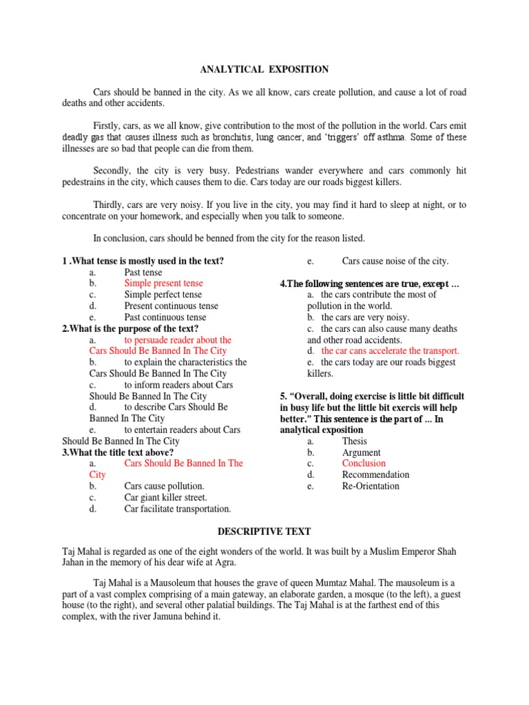 Analytical Exposition | PDF | Nature