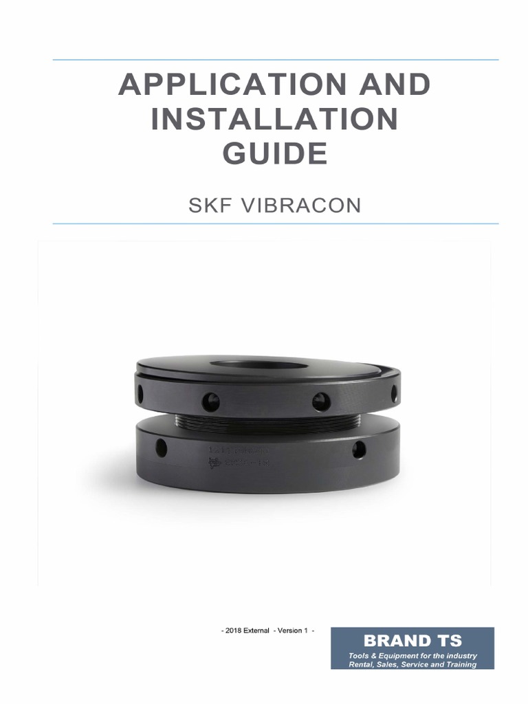 2018 Application and Installation Guide SKF Vibracon - BRAND TS V1 ...