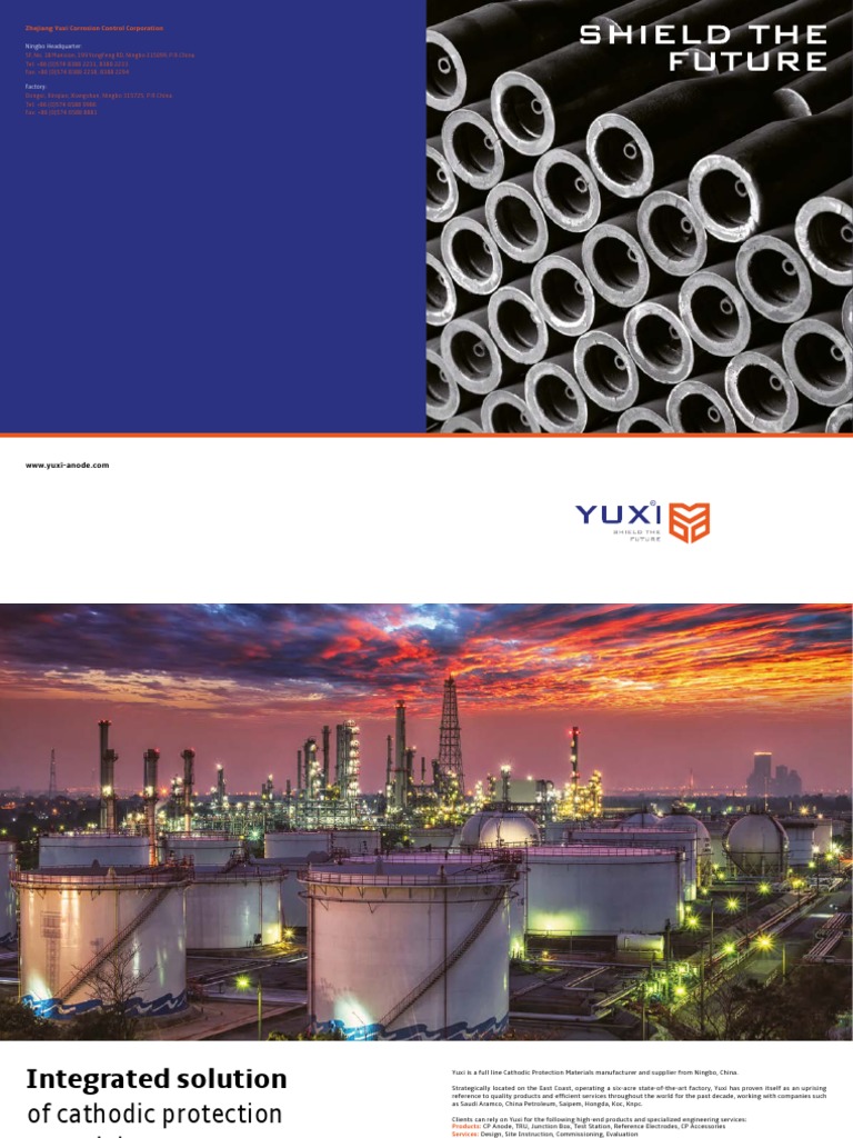 CP Brochure Yuxi | PDF | Anode | Electromagnetism
