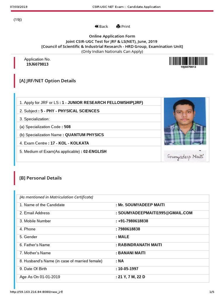 Csir | PDF | Bachelor's Degree | Master Of Science