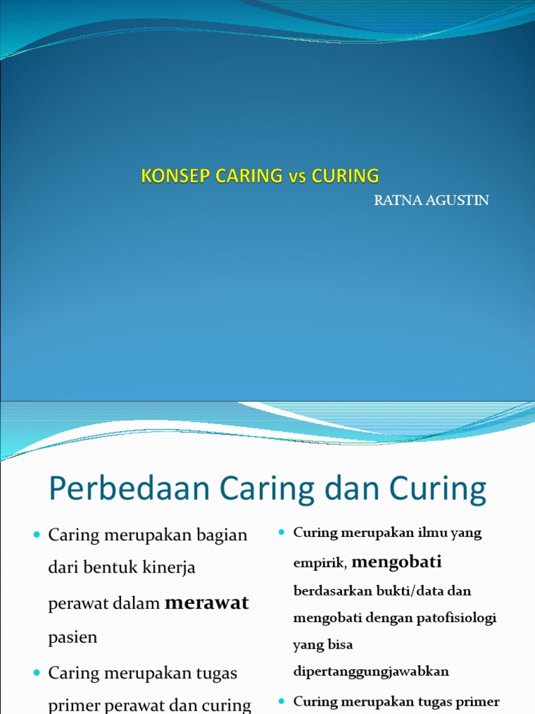 Kuliah Perbedaan Caring Dan Curing PDF | PDF
