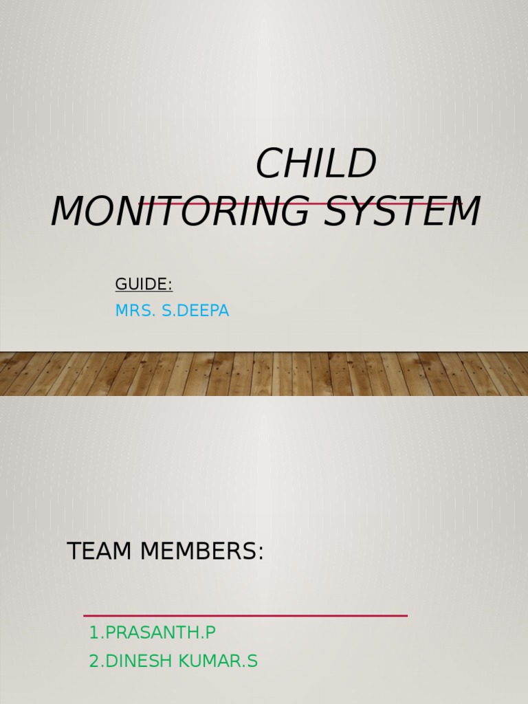 Child Monitoring System | PDF