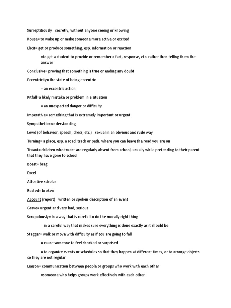 My Son The Fanatic-Vocab | PDF