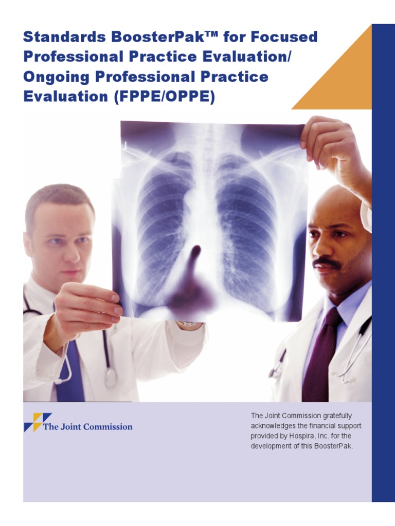 TJC Booster Pack Fppe-Oppe | PDF | Medical Diagnosis | Evaluation