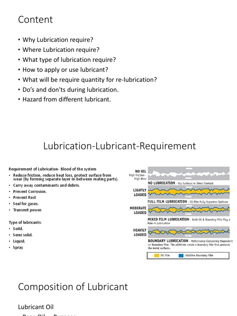JH Step#4 Training Module Lubrication 2 | PDF | Lubricant | Bearing ...