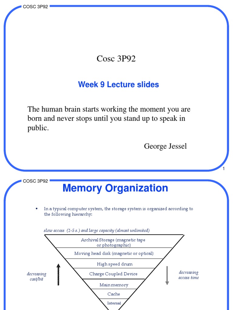 Mem Cache | PDF | Cpu Cache | Cache (Computing)