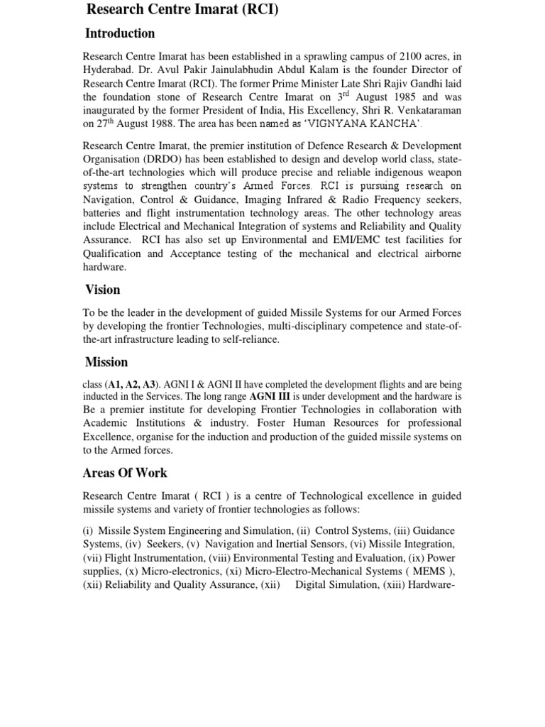 Rci Documents | PDF | Guidance System | Inertial Navigation System