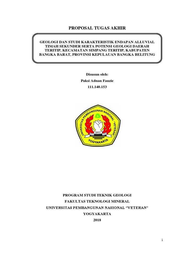 Rancangan Proposal TA S1 | PDF