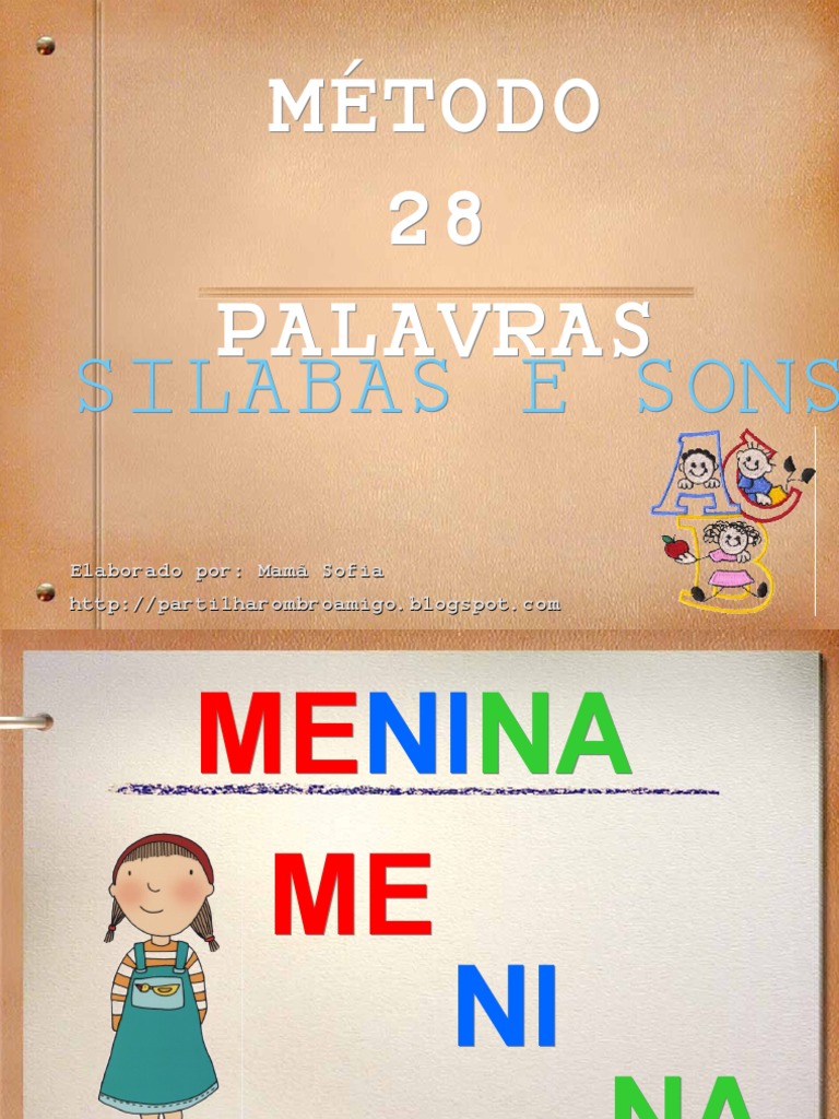 Método das 28 Palavras para Alfabetização | PDF