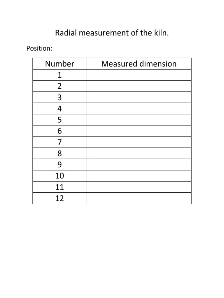 Radial Measurement | PDF