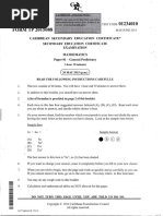 2021 Mathematics Paper 1 Answers | PDF | Teaching Methods & Materials