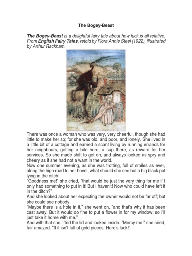 The Bogey-Beast: A Fairy Tale of Luck and Adventure | PDF | Nature
