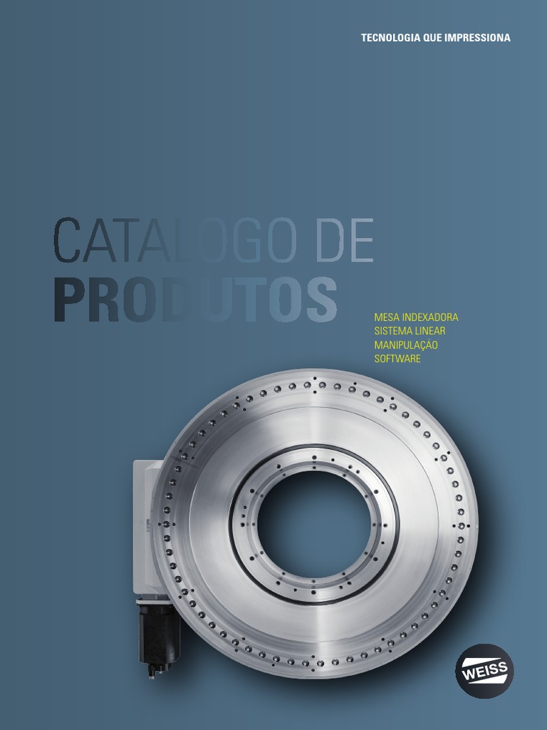 WEISS - Catálogo Mesas Indexadoras PDF | PDF | Rotação | Torque