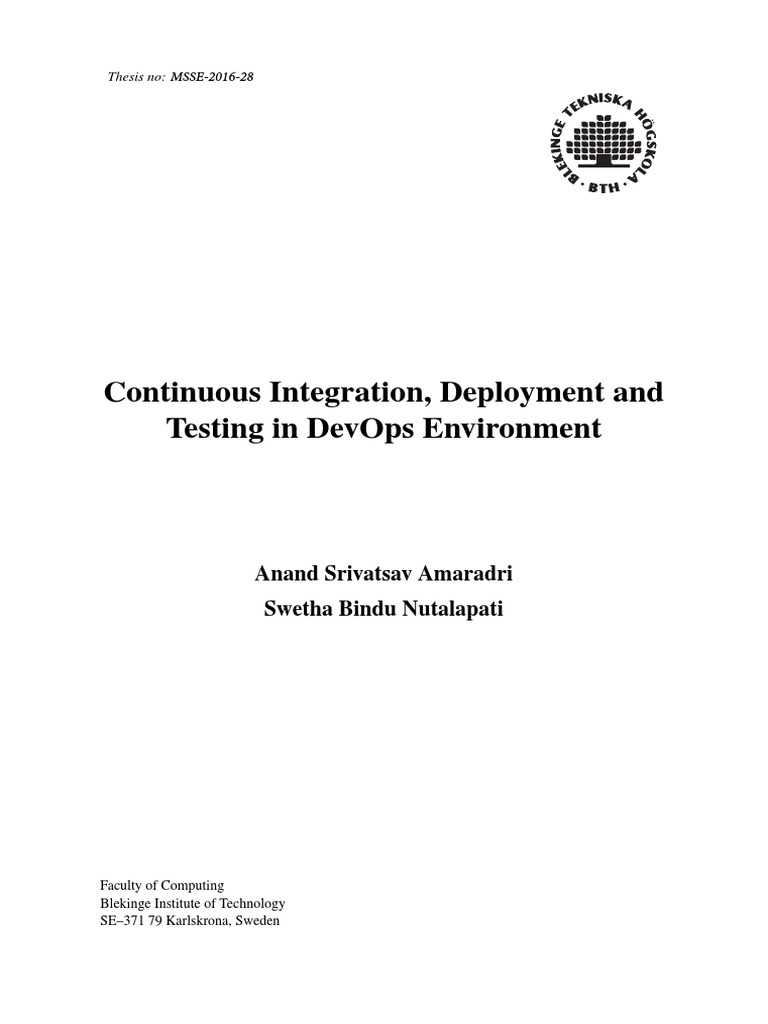 Devops Research Paper | PDF | Agile Software Development | Software ...