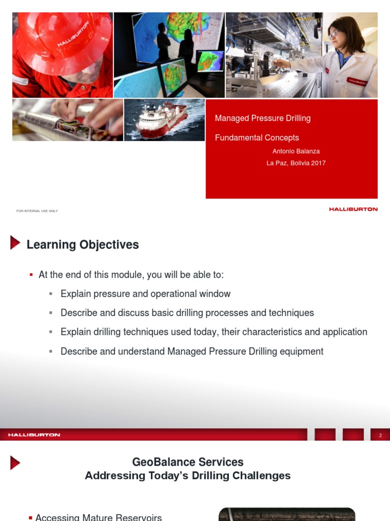 Managed Pressure Drilling - Concepts PDF | PDF | Oil Well | Pressure