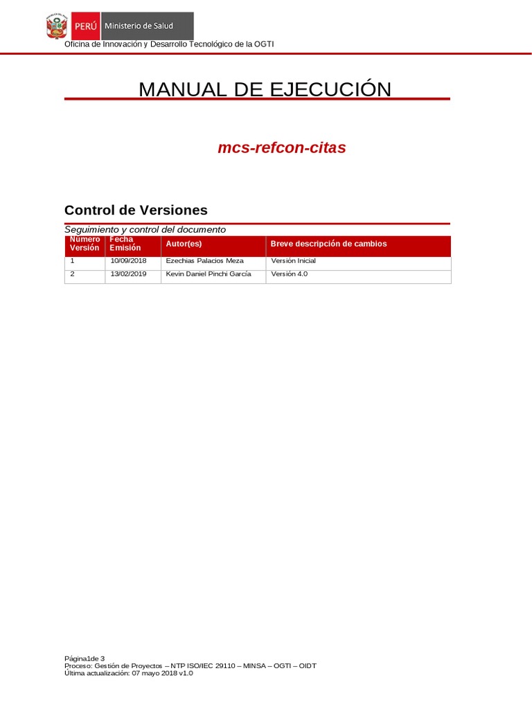 Manual Mcs Refcon Citas v4 | PDF | Servidor SQL de Microsoft | Archivo de computadora