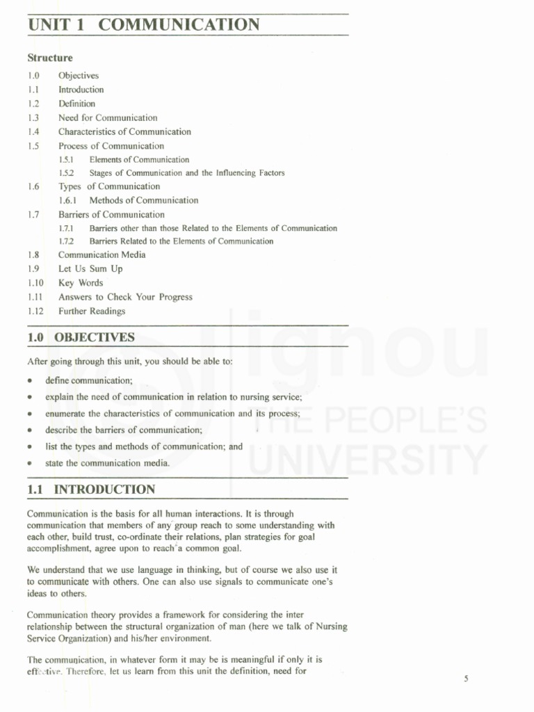 Unit 1 Communication: Structure | PDF | Nonverbal Communication | Code