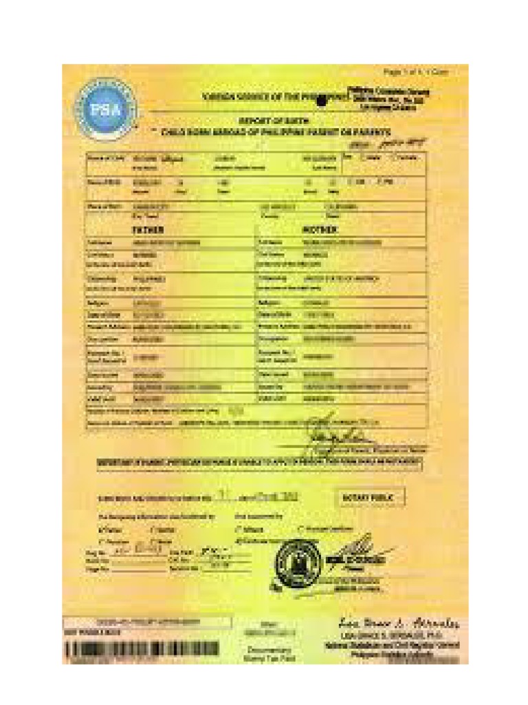 Notarial Certificate | PDF