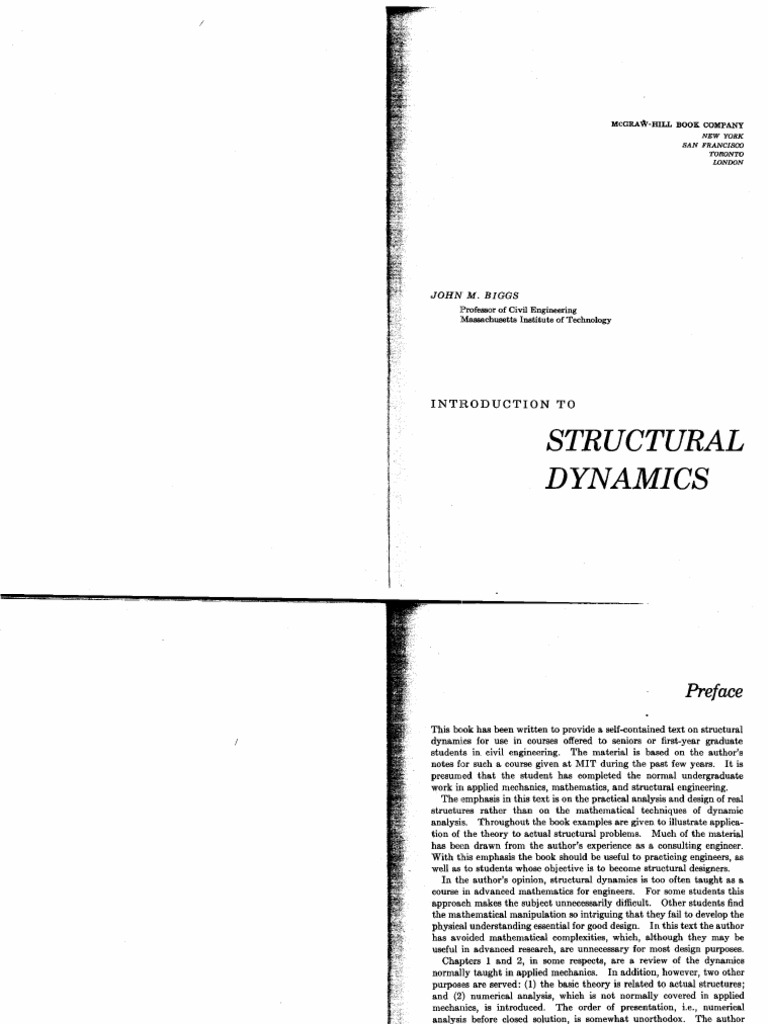 Introduction To Structural Dynamics-Biggs | Download Free PDF | Force ...
