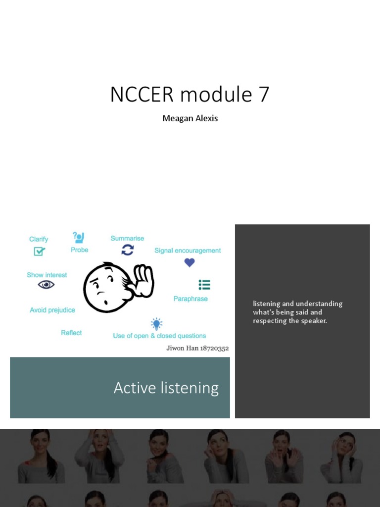 Nccer Module 7 | PDF | Body Language | Document
