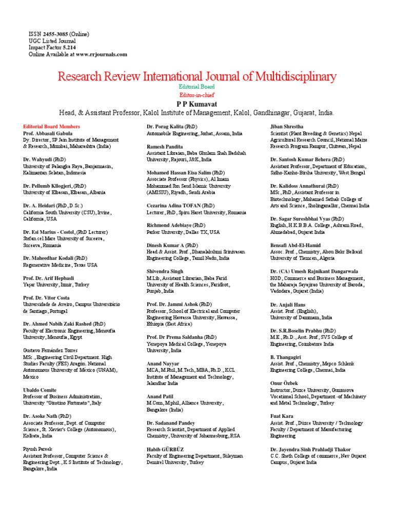 Editorial | PDF | Doctor Of Philosophy | Titles