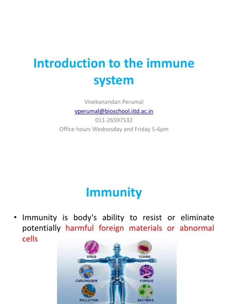 Introduction to the Immune System | PDF | Innate Immune System | Antigen