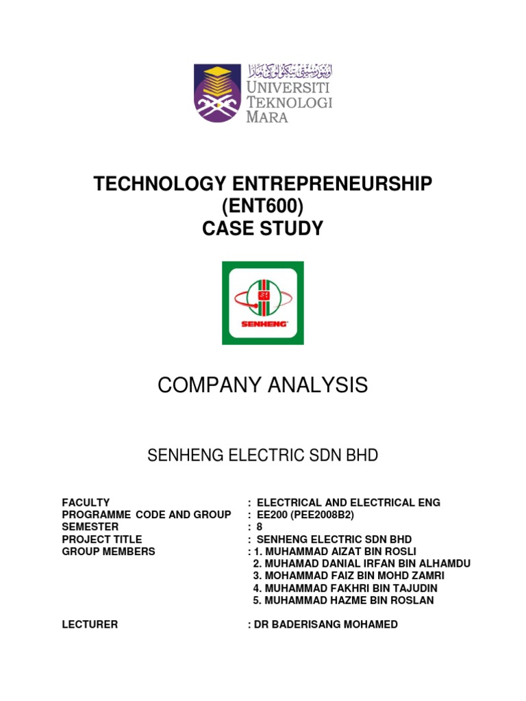 Technology Entrepreneurship | PDF | Business