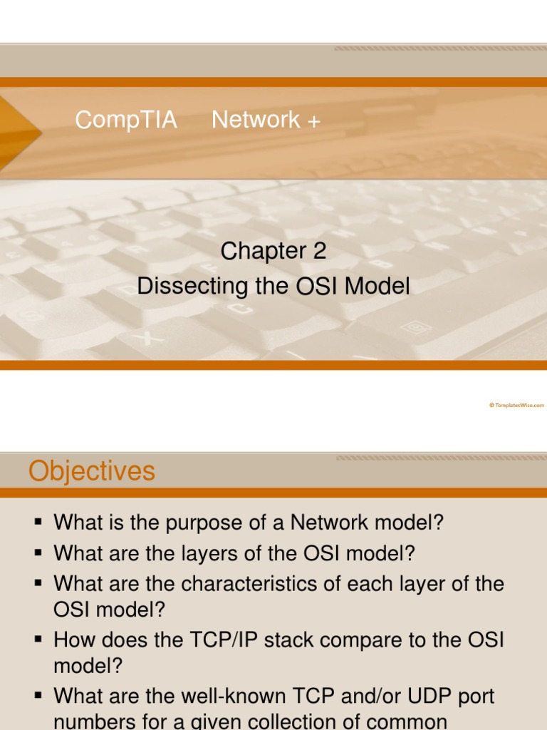 Comptia Network +: Dissecting The Osi Model | PDF | Transmission ...