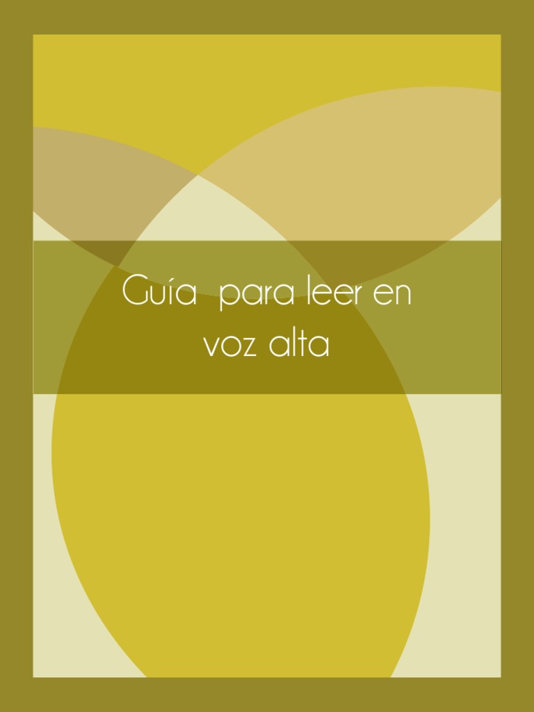 Guia Leer en Voz Alta | PDF | Naturaleza | Agua