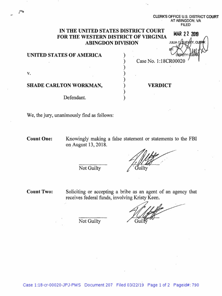 Workman Case | PDF | Public Law | Legal Concepts