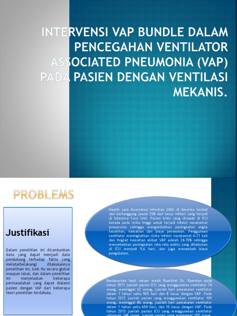 Intervensi Vap Bundle Dalam Pencegahan Ventilator Associated Pneumonia ...