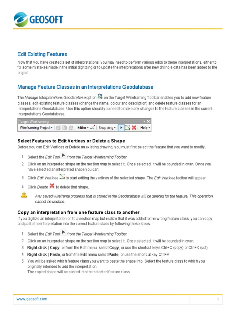 Edit Existing Features | PDF | Areas Of Computer Science | Software