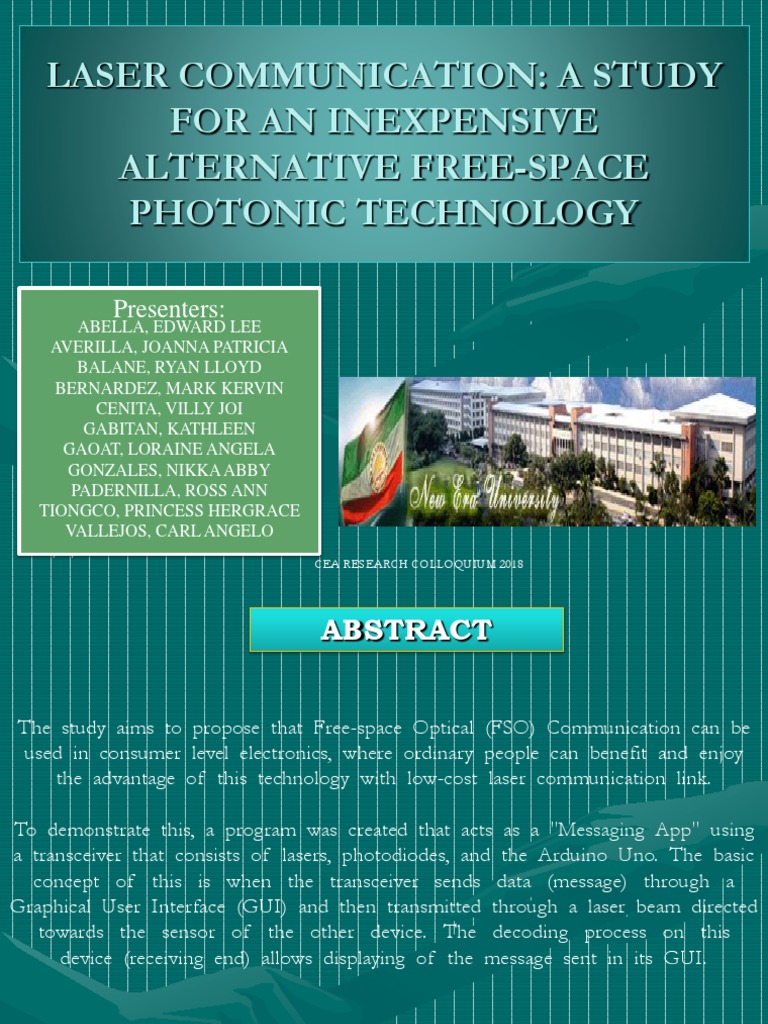 LASER | PDF | Telecommunication | Data