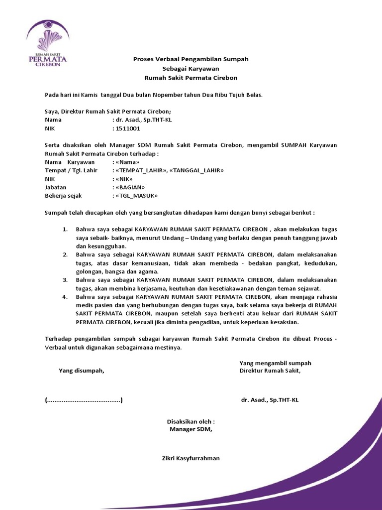 Proces Verbaal | PDF